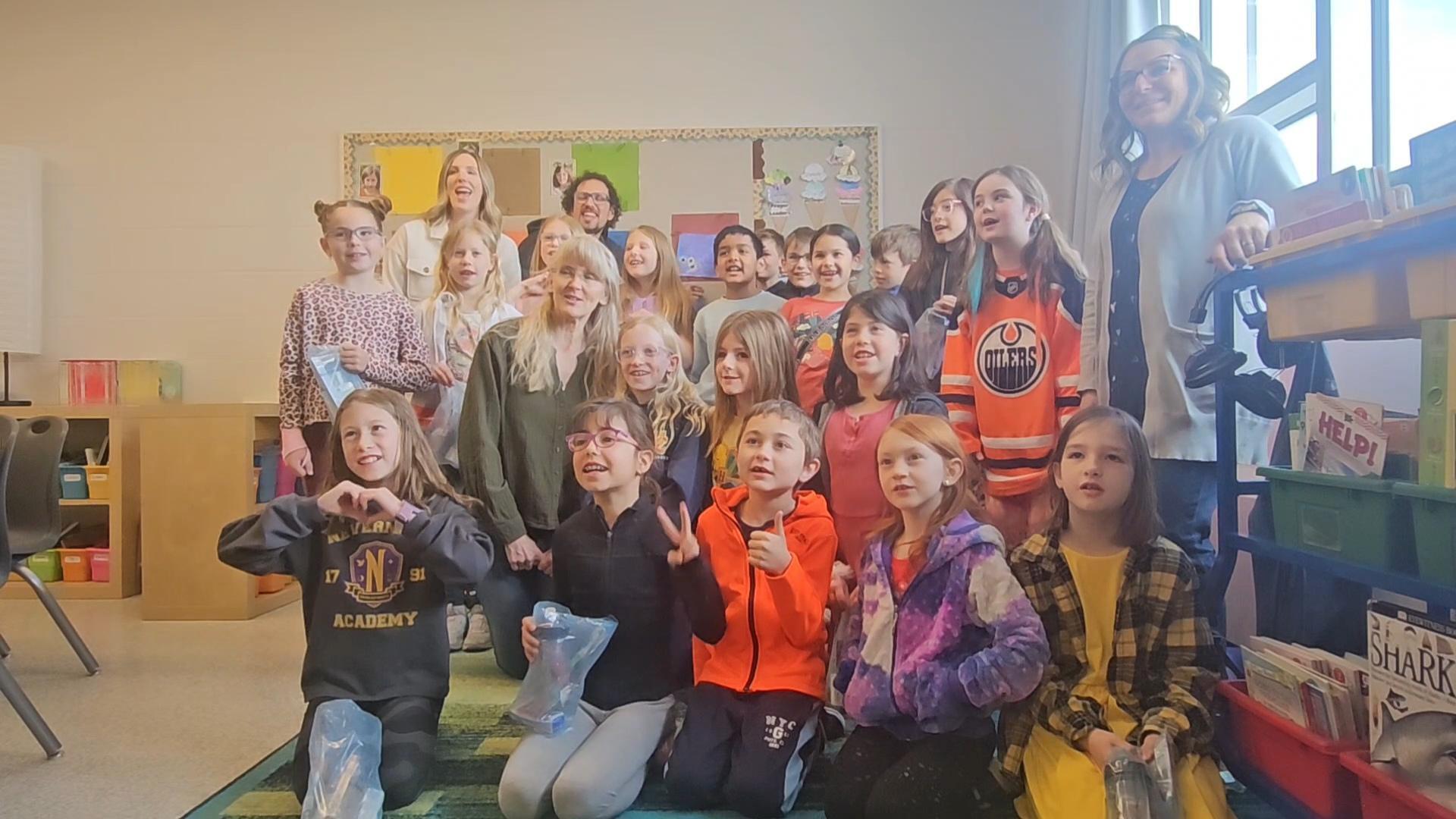 Mrs. McNeice and her grade 3 students win Classroom of the Month ...