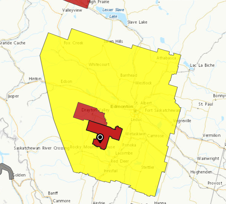 Ping pong ball sized hail possible for Rimbey area ...