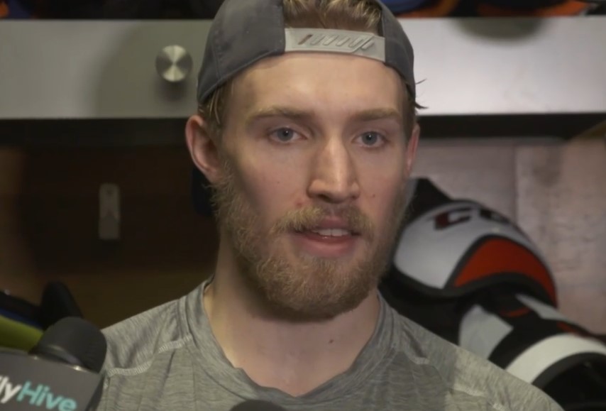 Three-point night for Dylan Holloway - CochraneNow: Cochrane, Alberta's ...