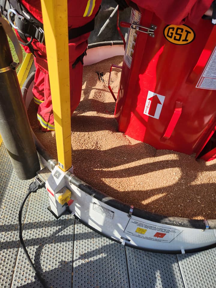 Firefighters train for rescue from horrific grain bin entrapment ...
