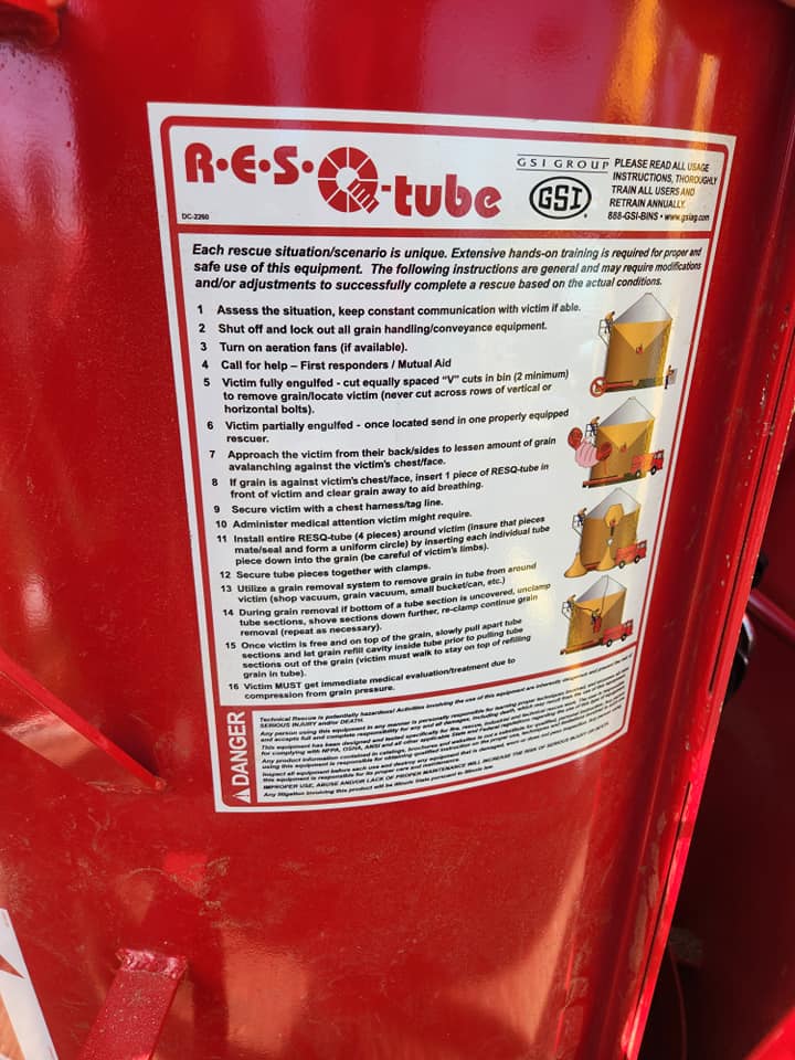 Firefighters train for rescue from horrific grain bin entrapment ...