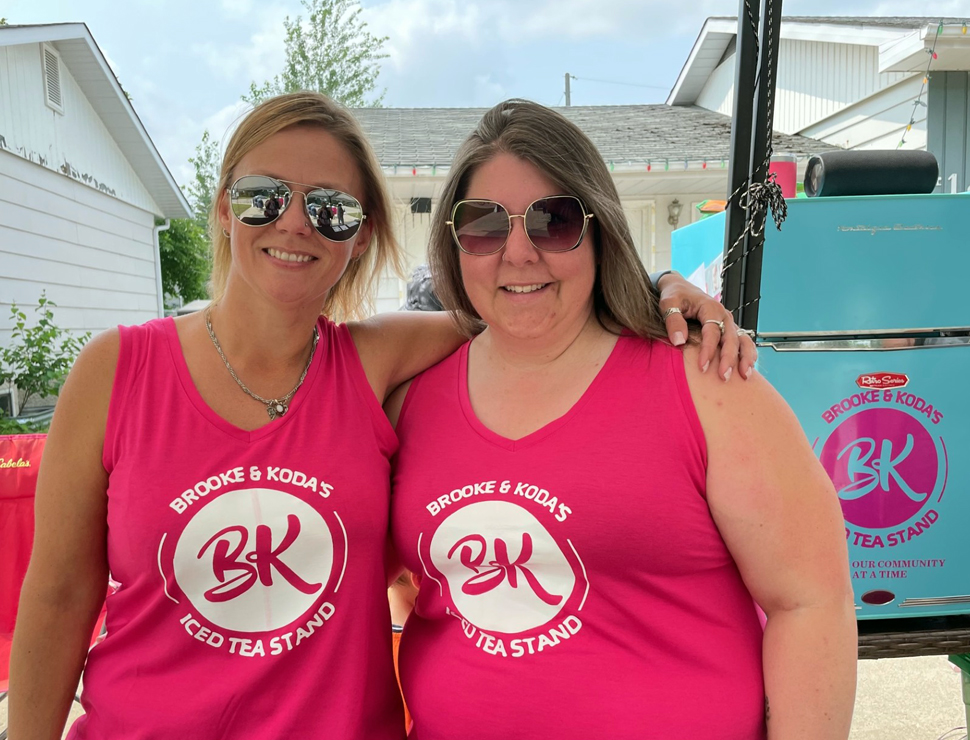 Record breaking donation from Brooke and Koda’s Iced Tea Stand ...