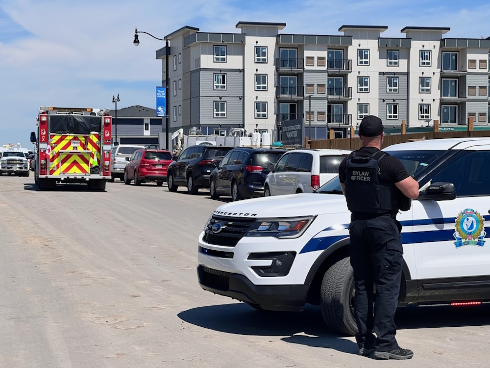 Chestermere Fire Department respond to gas leak at 80 Dawson Drive ...