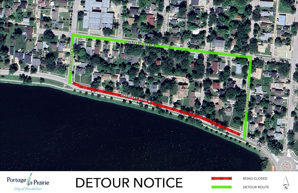 Crescent Road construction continues - PortageOnline.com - Local news ...