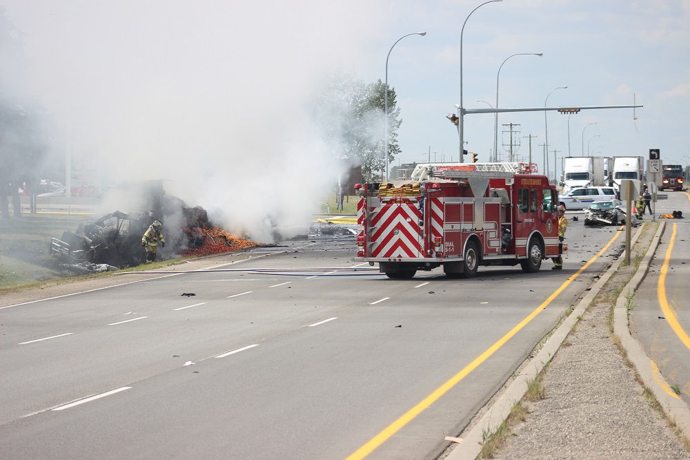 Drivers of two vehicles treated for minor injuries following serious ...