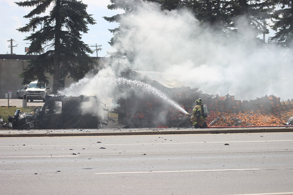 First responders on scene of serious crash near Highway 1 and Highway ...