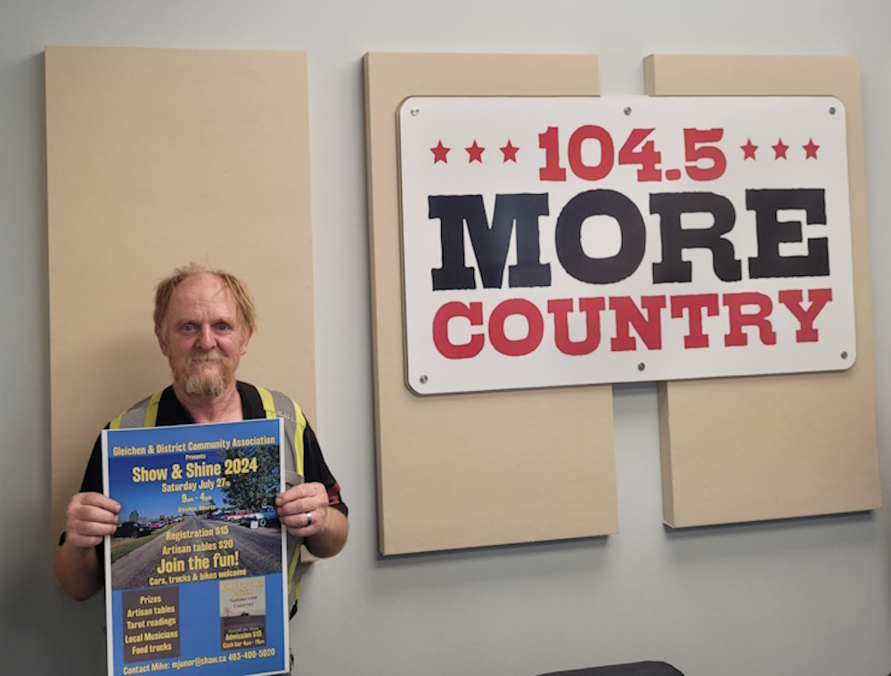 We talk Gleichen Show and Shine tomorrow on the 104.5 More County ...