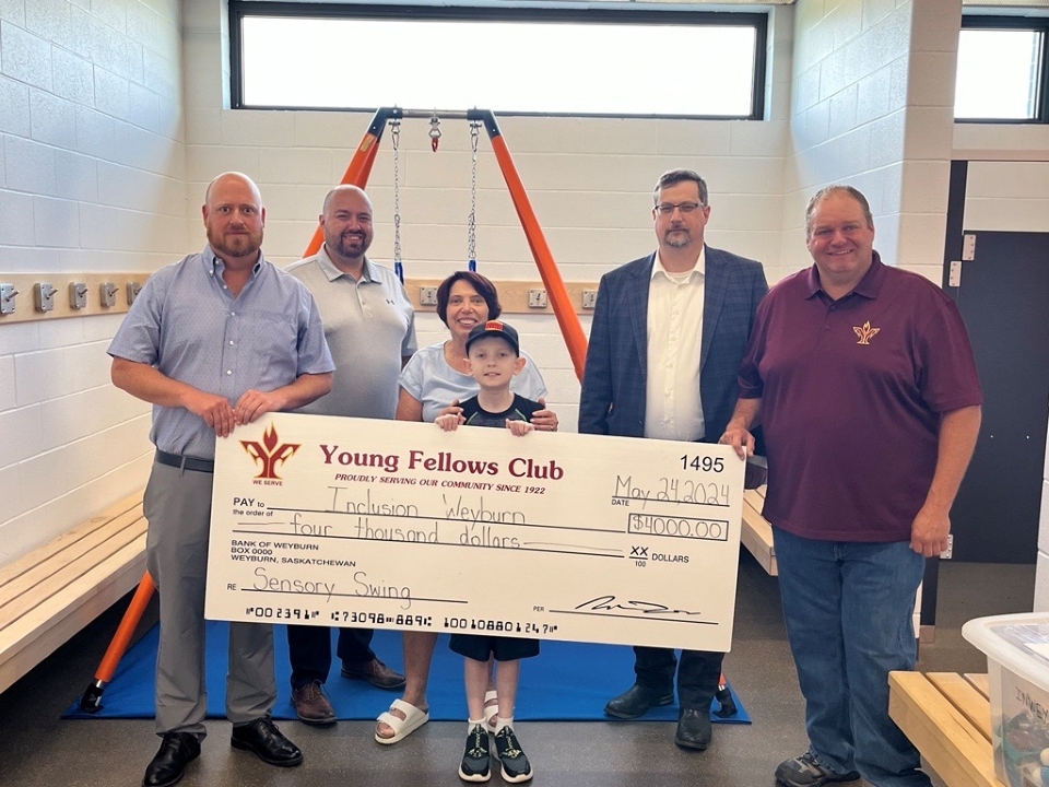 Weyburn Young Fellows fund sensory room upgrade with $4000 sensory ...