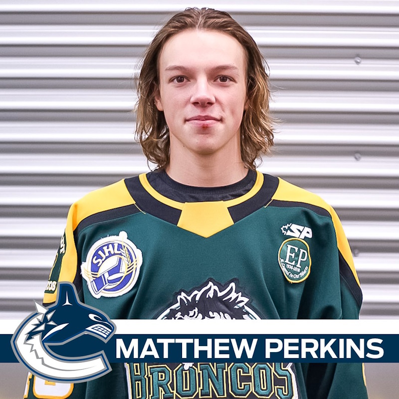 Ex-Broncos Matthew Perkins invited to Vancouver Canucks development camp - DiscoverHumboldt.com ...