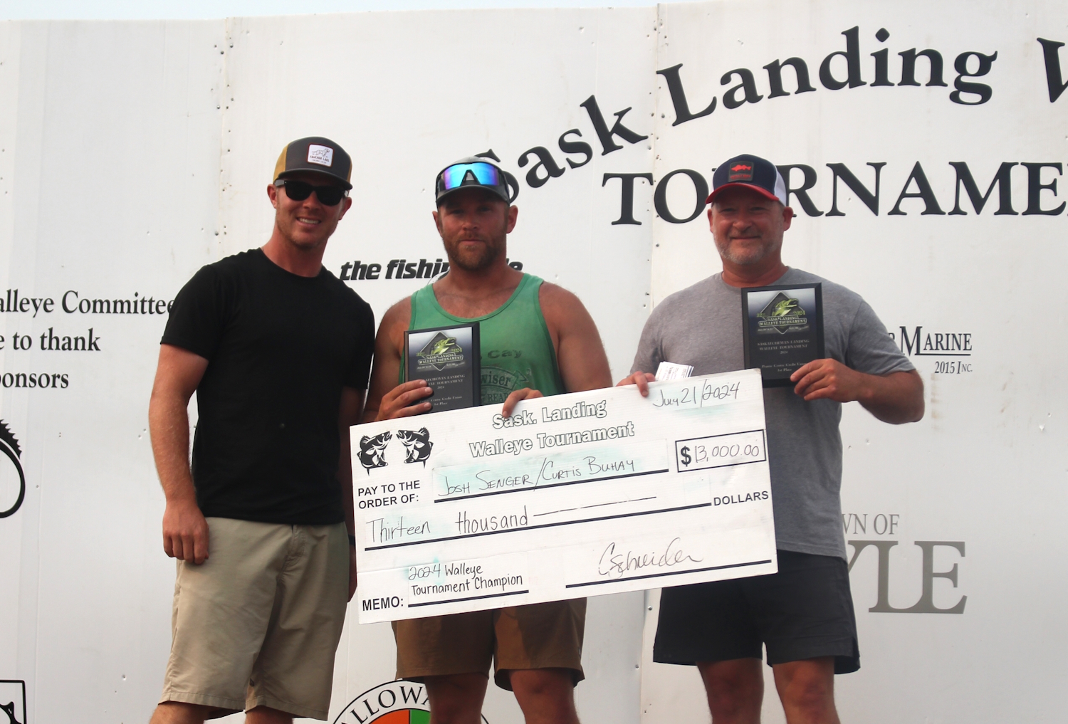 Winning ways continue for Sask. Landing Walleye Tournament winners ...