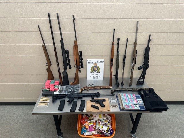 Red Deer RCMP seize firearms, stolen property from South Hill residence ...