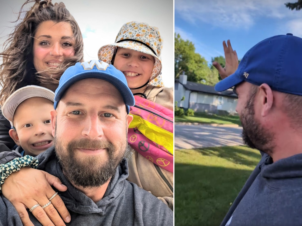 Dad from Lorette done with chemotherapy, celebrated by community ...