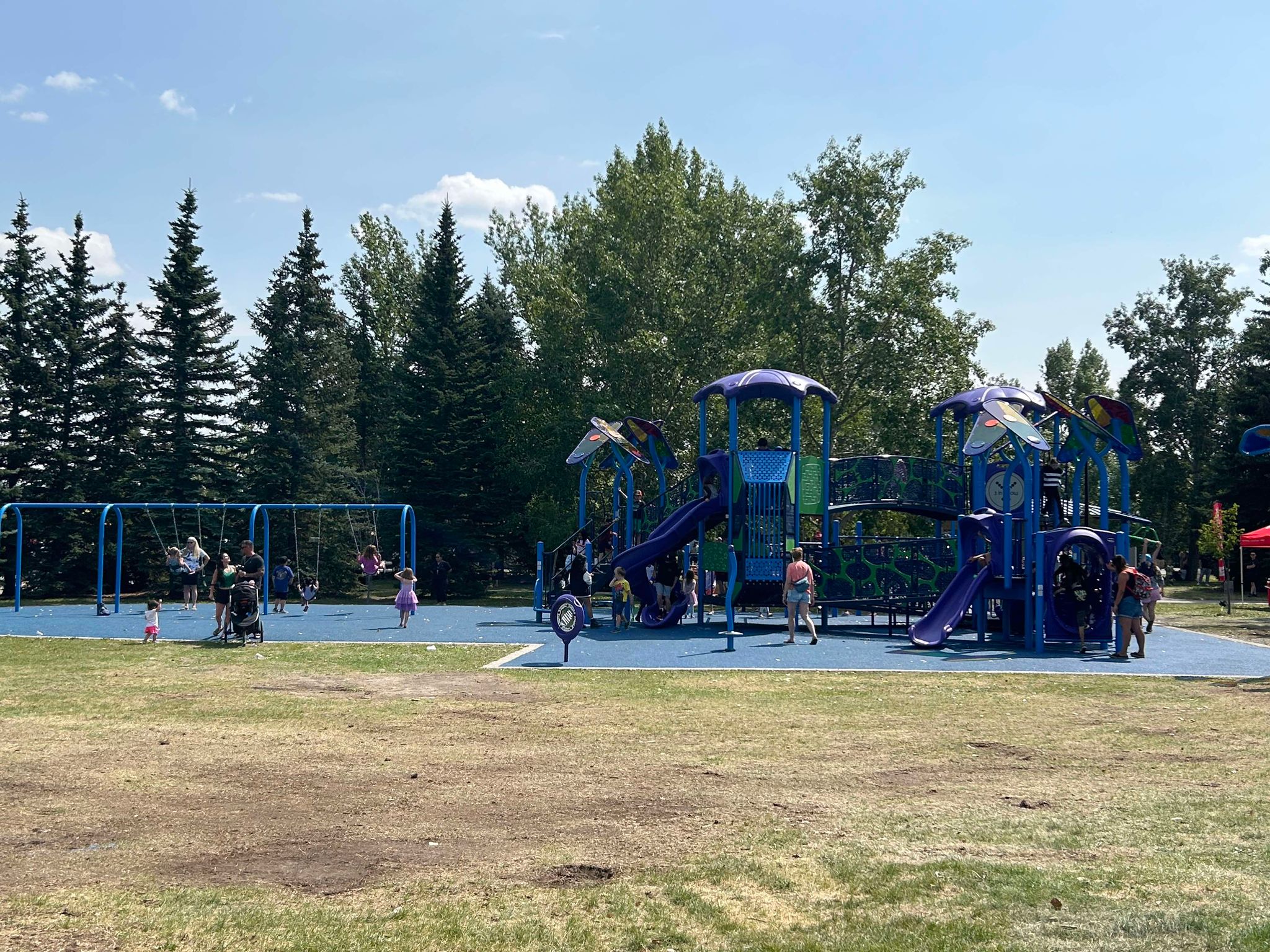 Nose Creek Park now home of largest playground in the city ...