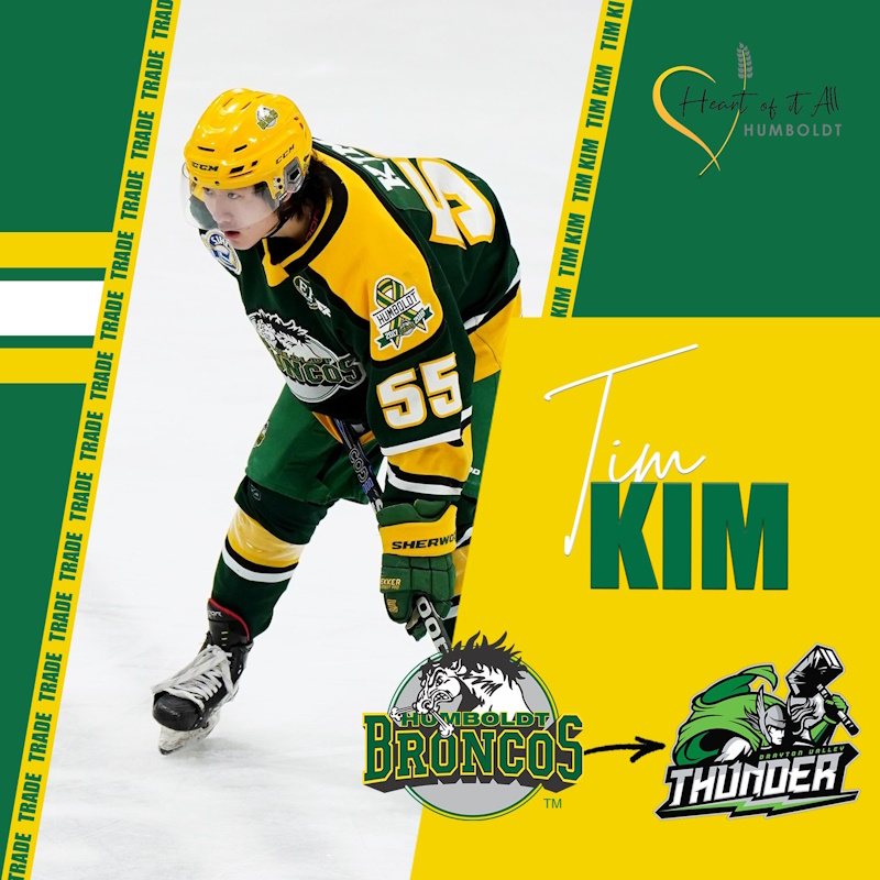 Broncos trade CJHL rights for Tim Kim to Drayton Valley ...
