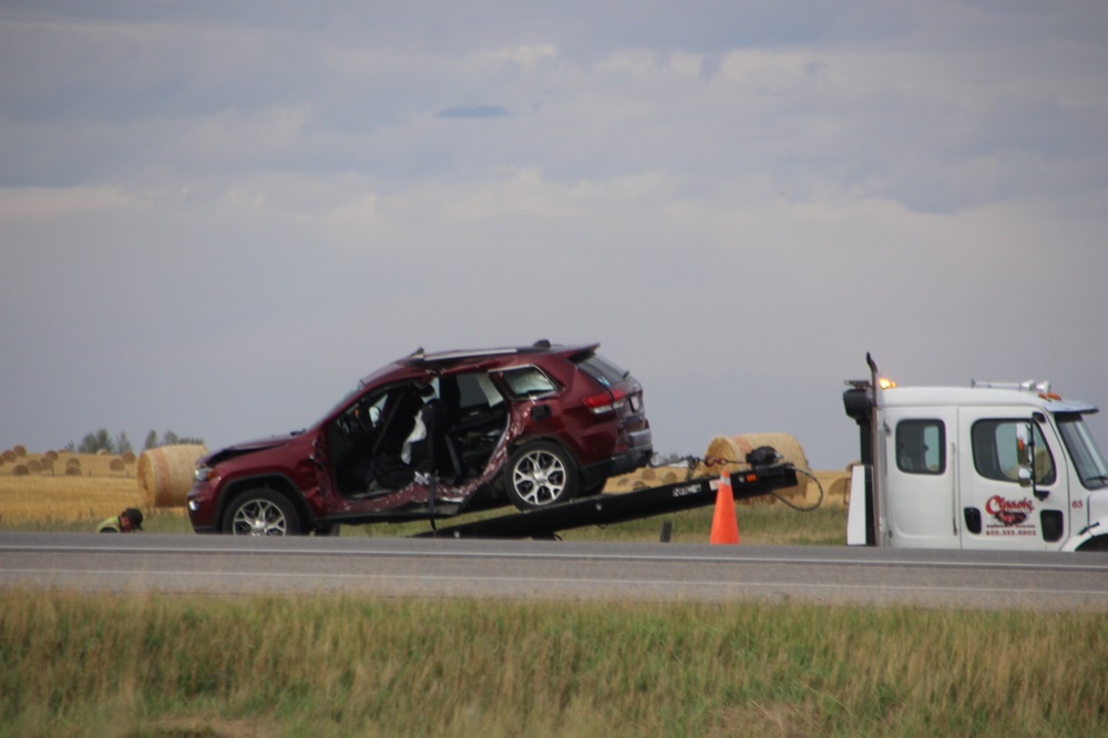 RCMP respond to two-vehicle collision on Highway 1 and Range Road 262 ...