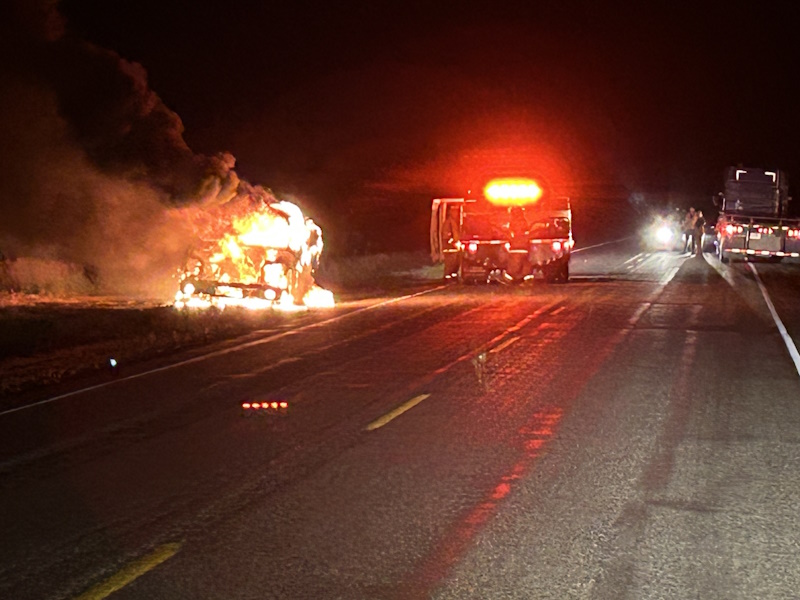 Lanigan Fire Department responds to vehicle ablaze on Highway 20 ...