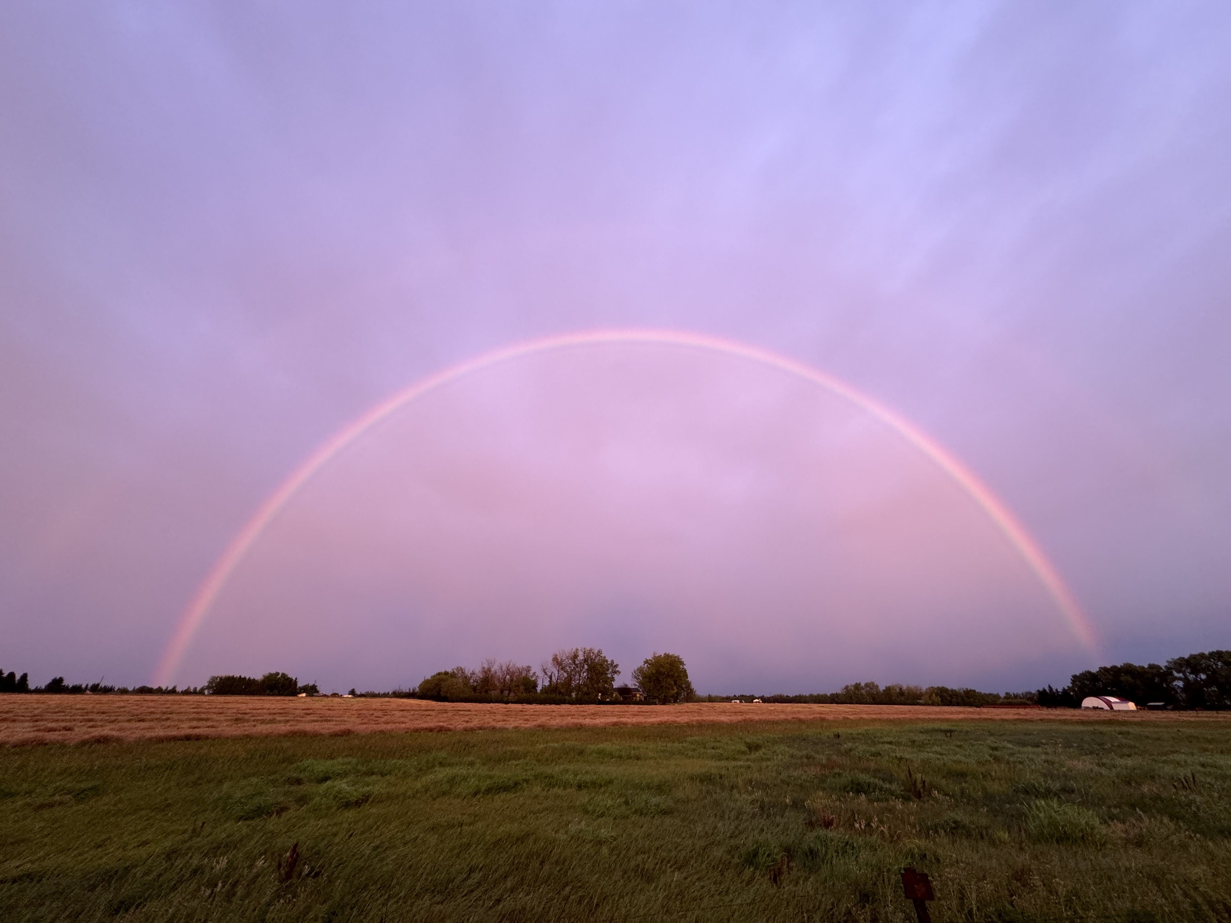 Rainbow over Airdrie: Another weather shift in time for the long ...