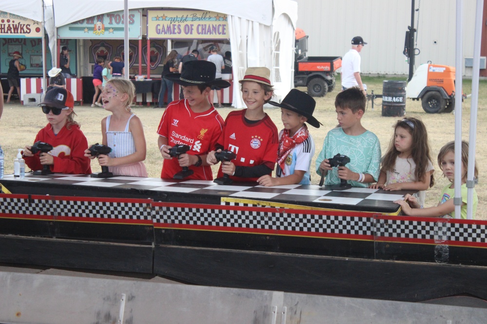 Kids take in fun raceway at Strathmore Stampede - StrathmoreNow.com ...