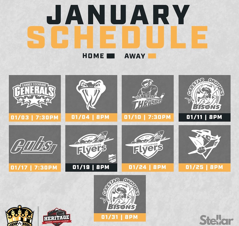 Catch the action: Wheatland Kings’ updated schedule and key dates ...