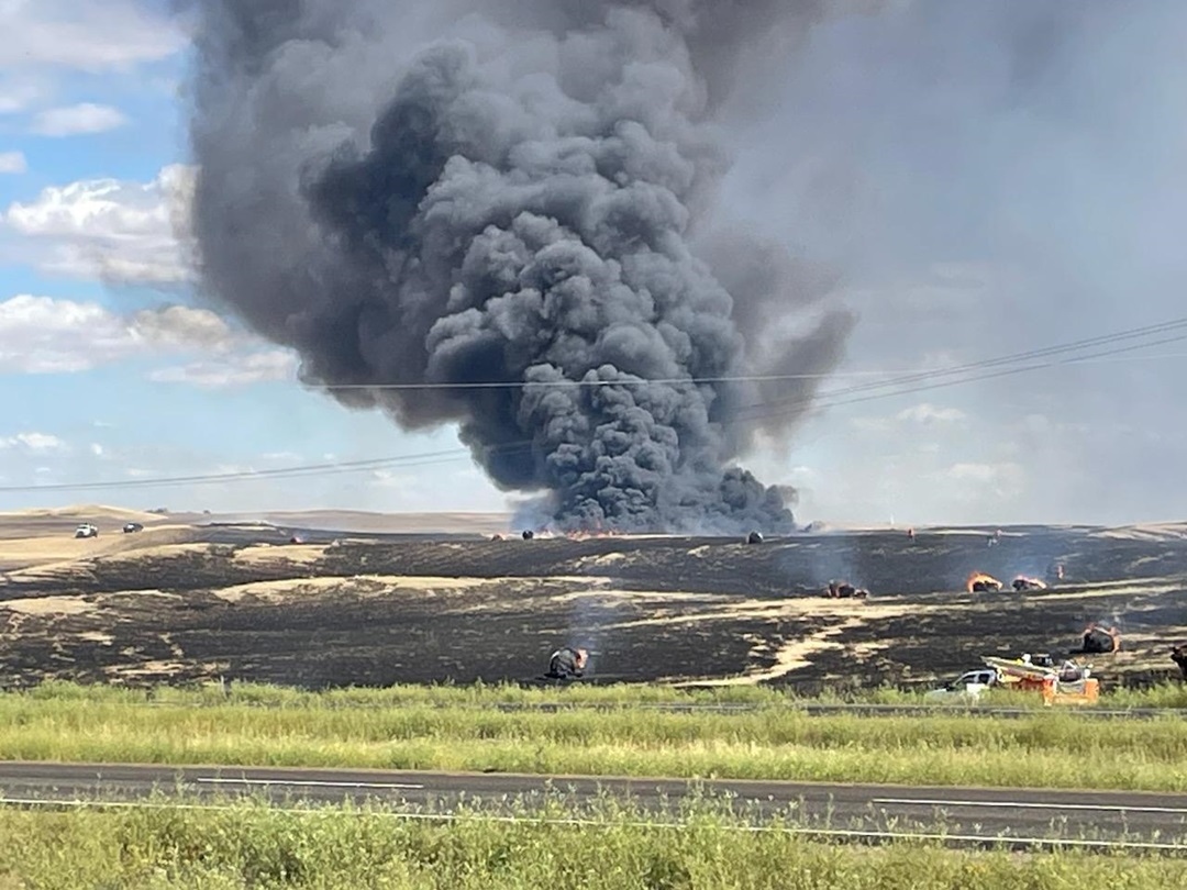 UPDATE TWO: Fire east of Waldeck sparks caution for travellers ...