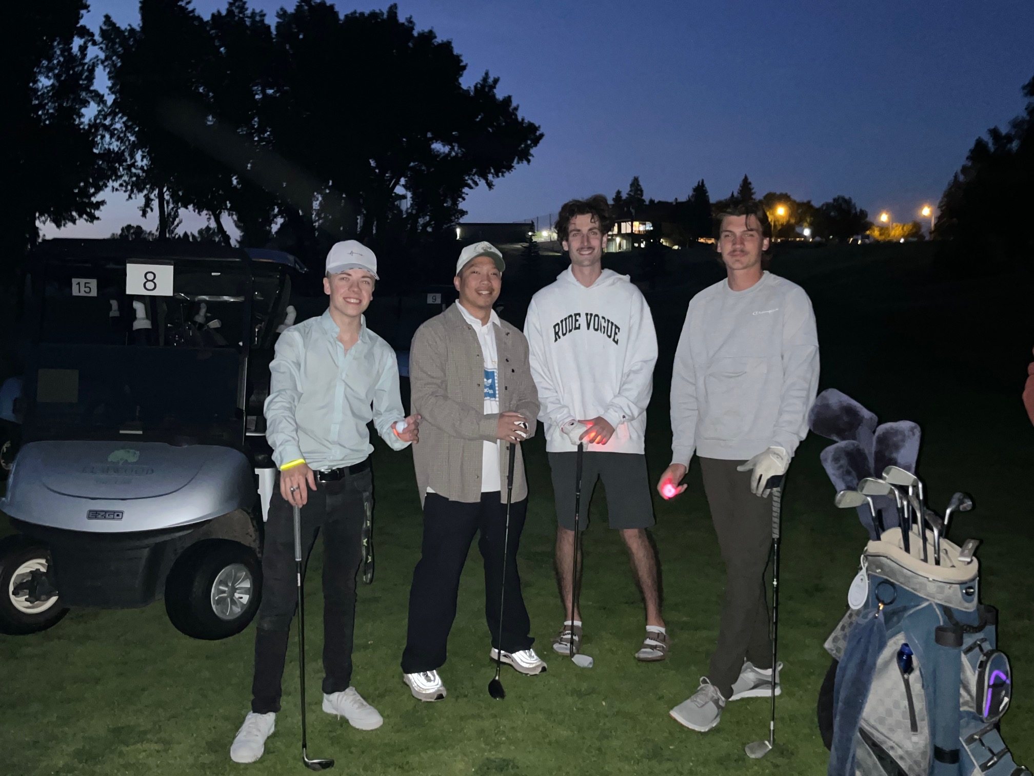 Local radio station lights up the golf course with lucky listeners ...