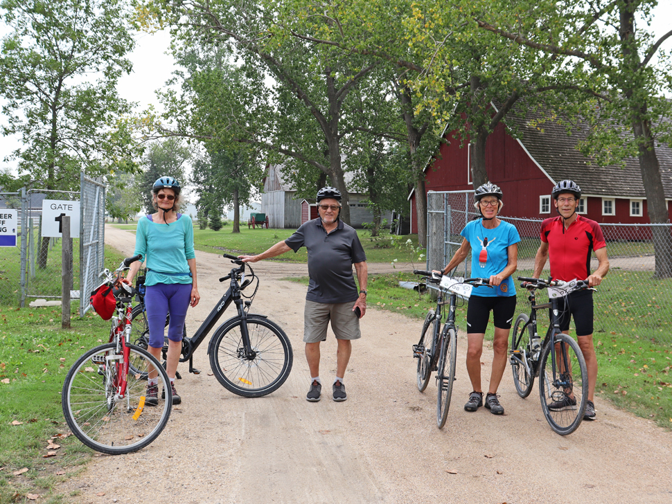 Cyclists pedal through history: MHV and Peace Trail fundraiser a ...
