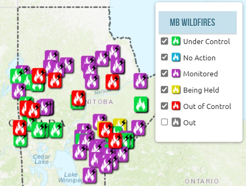 Manitoba Battles 83 Active Wildfires with Help from Atlantic Canada and ...