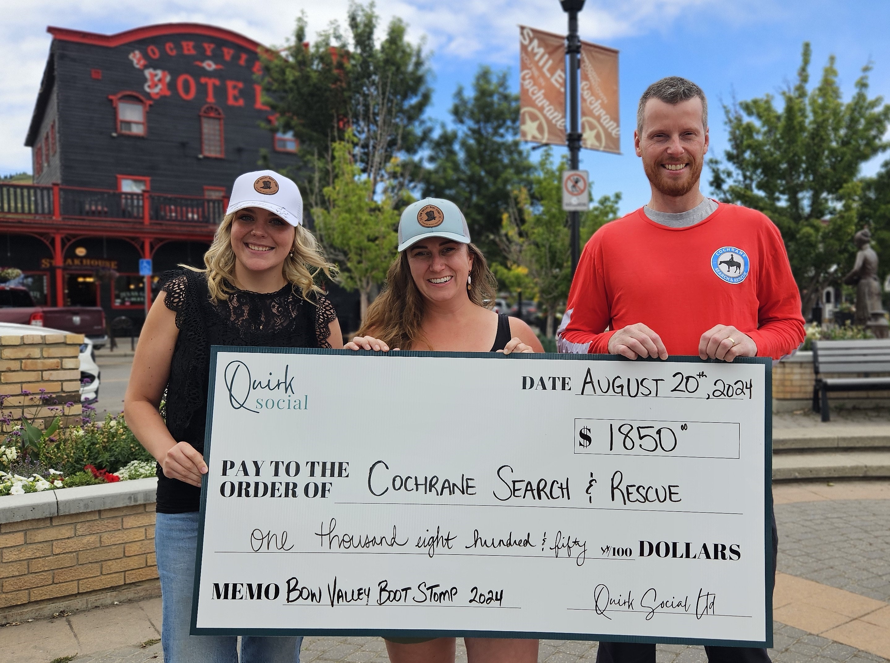 Festival boot stomps its way to huge donation for Search & Rescue ...