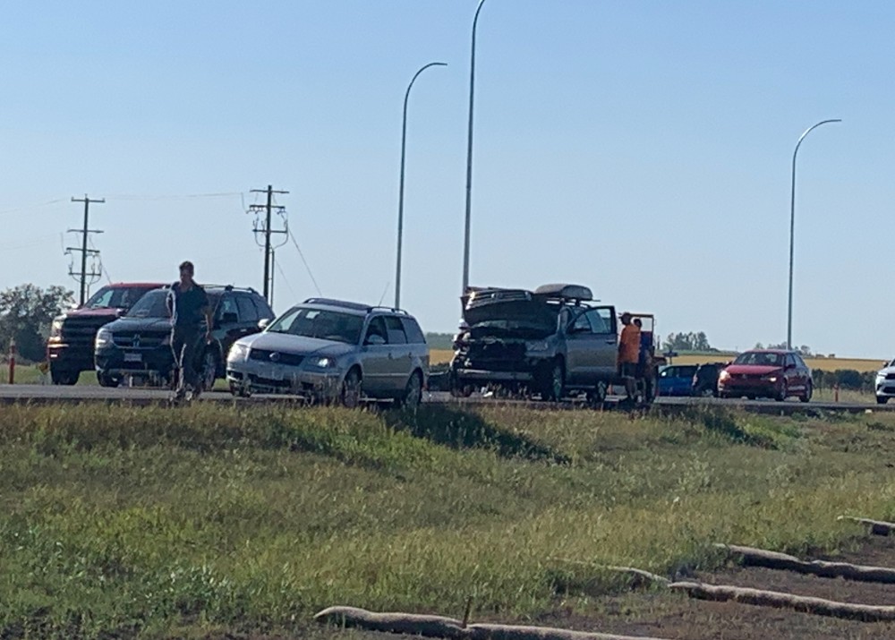 Collision causing delays on southbound Highway 2 near Okotoks ...