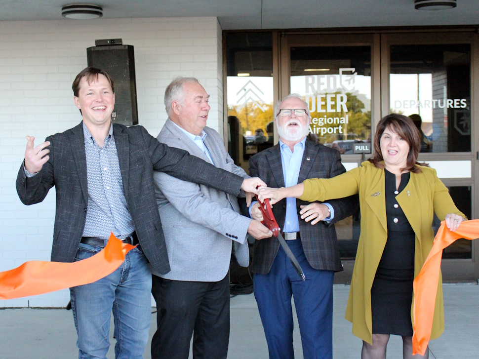 Terminal expansion officially opens at Red Deer Regional Airport ...