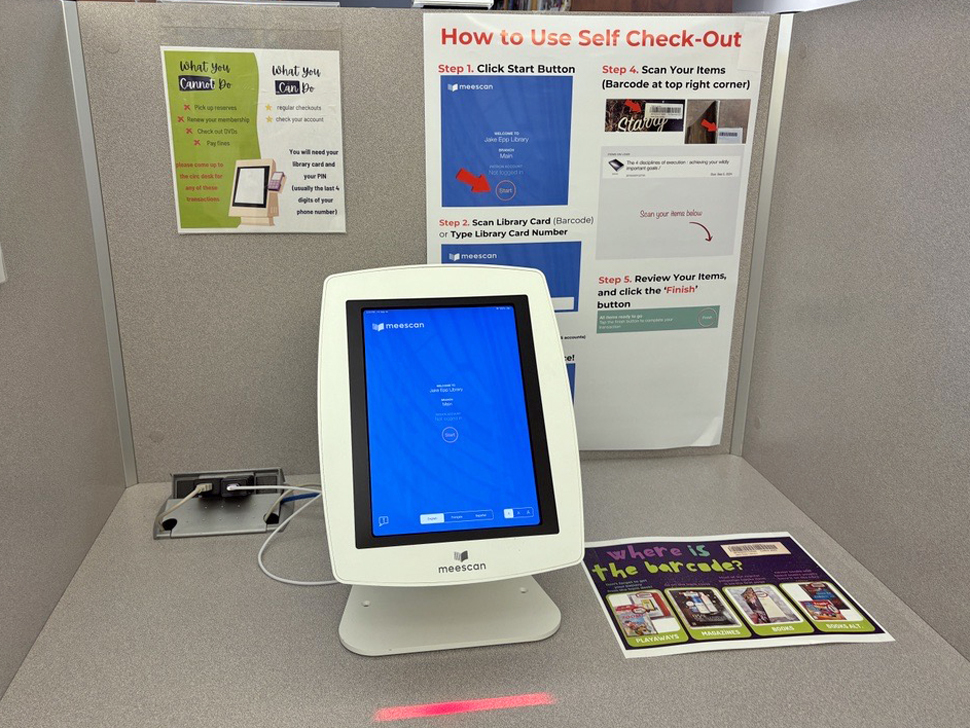 Jake Epp Library boasts new self-checkout machine - SteinbachOnline.com ...