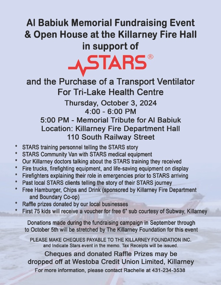 Community Rallies for STARS and Killarney Hospital in Memory of Al ...