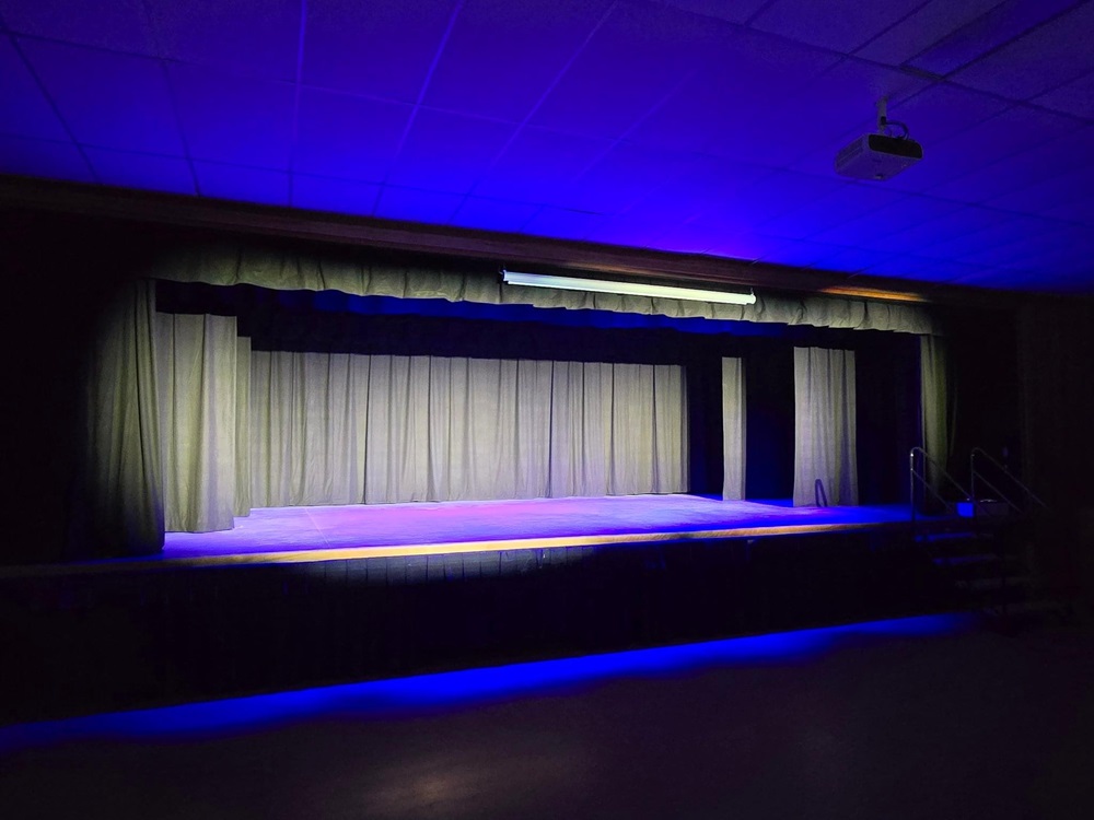 Leader Community Centre stage gets a modern makeover with new curtains ...