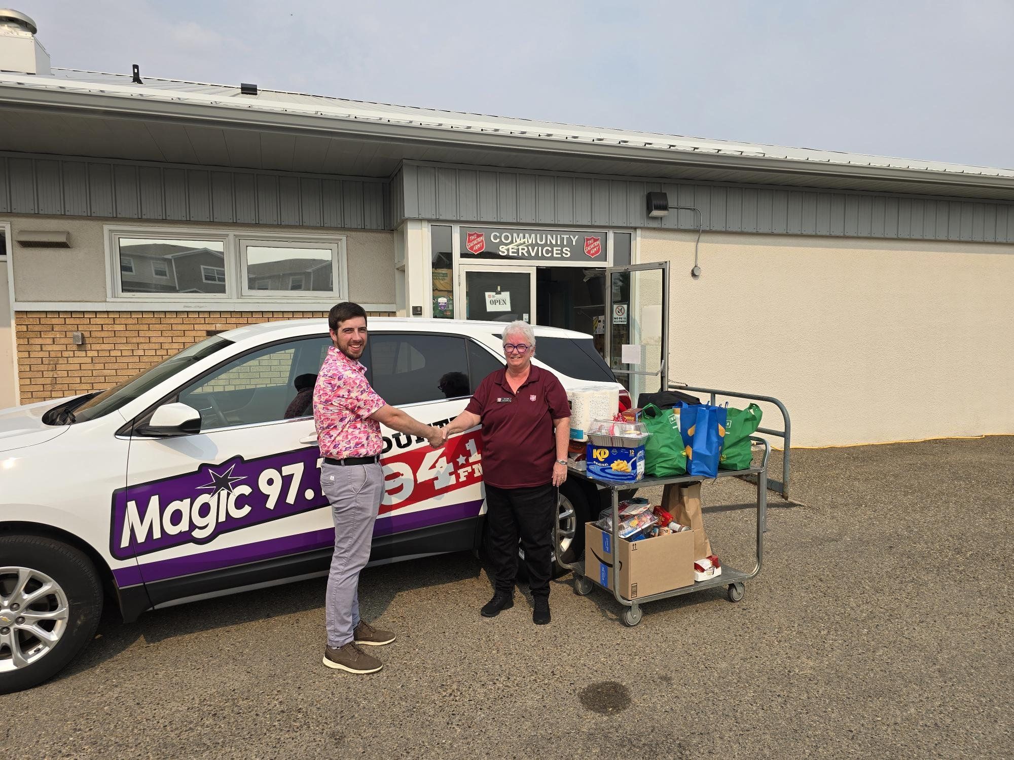 Big donations help to keep the shelves stocked at the Salvation Army ...