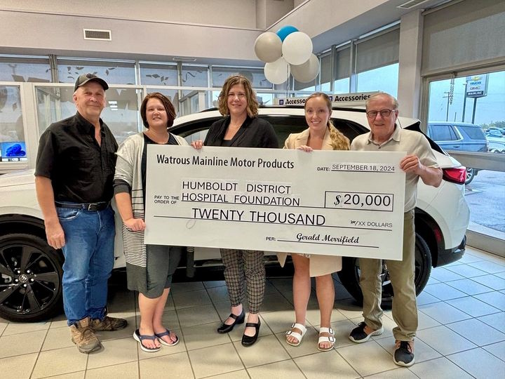 The Humboldt and District Hospital Foundation receives $20,000 donation ...