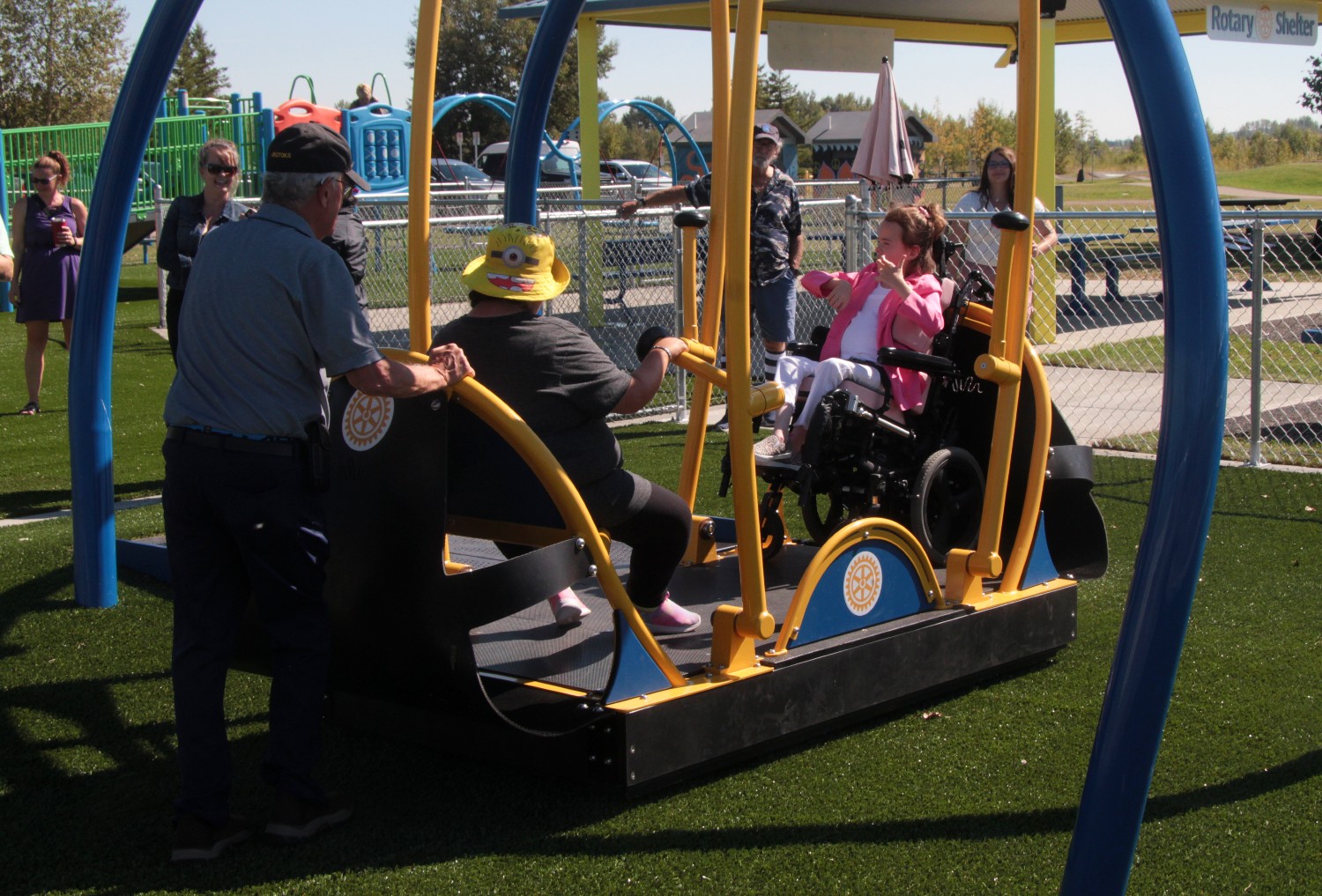 Gallery: Rotary Club and Town of Okotoks unveil new wheelchair ...