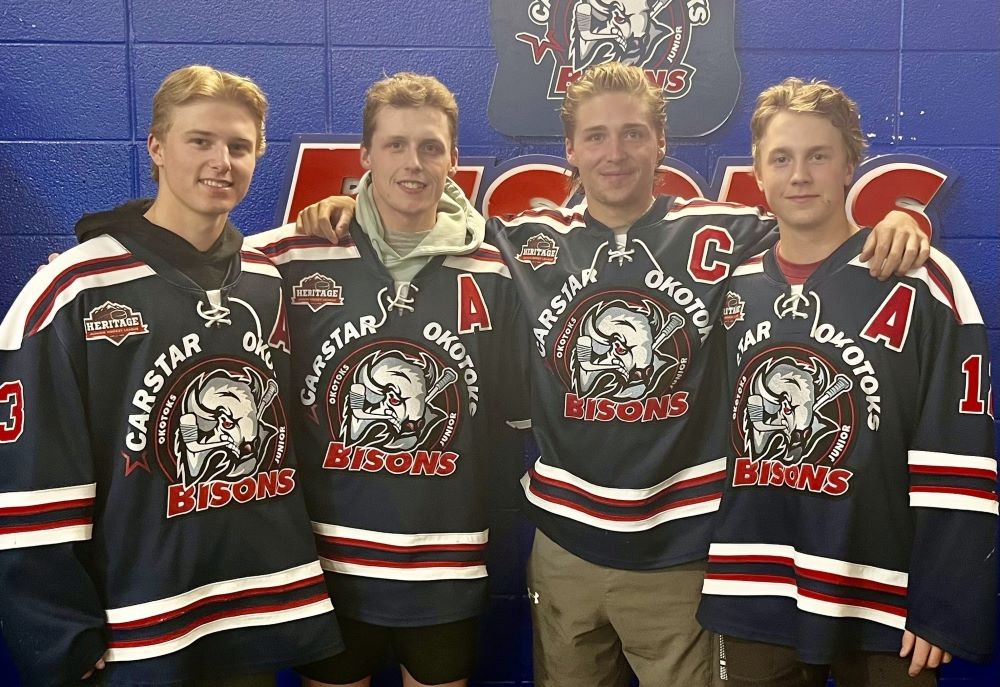 Okotoks Bisons introduce their new slate of captains - HighRiverOnline ...
