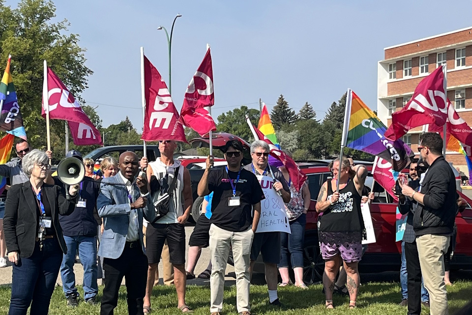 'The patients deserve better': 200 members of CUPE Local 5430 rally in ...
