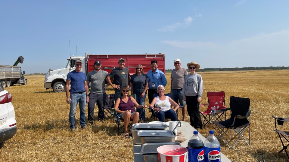 Grain Rush kicks off near Alida: D&D Hess Farms Ltd. - DiscoverEstevan ...