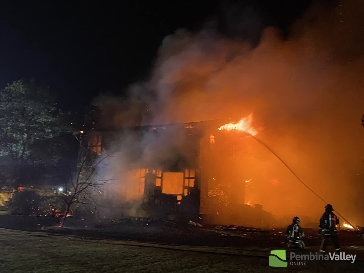 House west of Morden a total loss after Sunday night fire ...