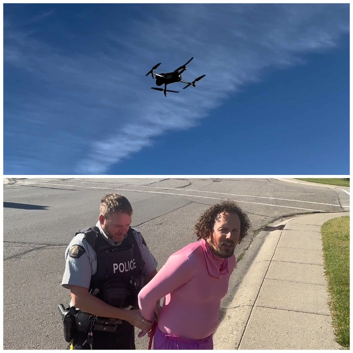 WATCH: Cochrane RCMP drone vs pink purse thief - CochraneNow: Cochrane ...
