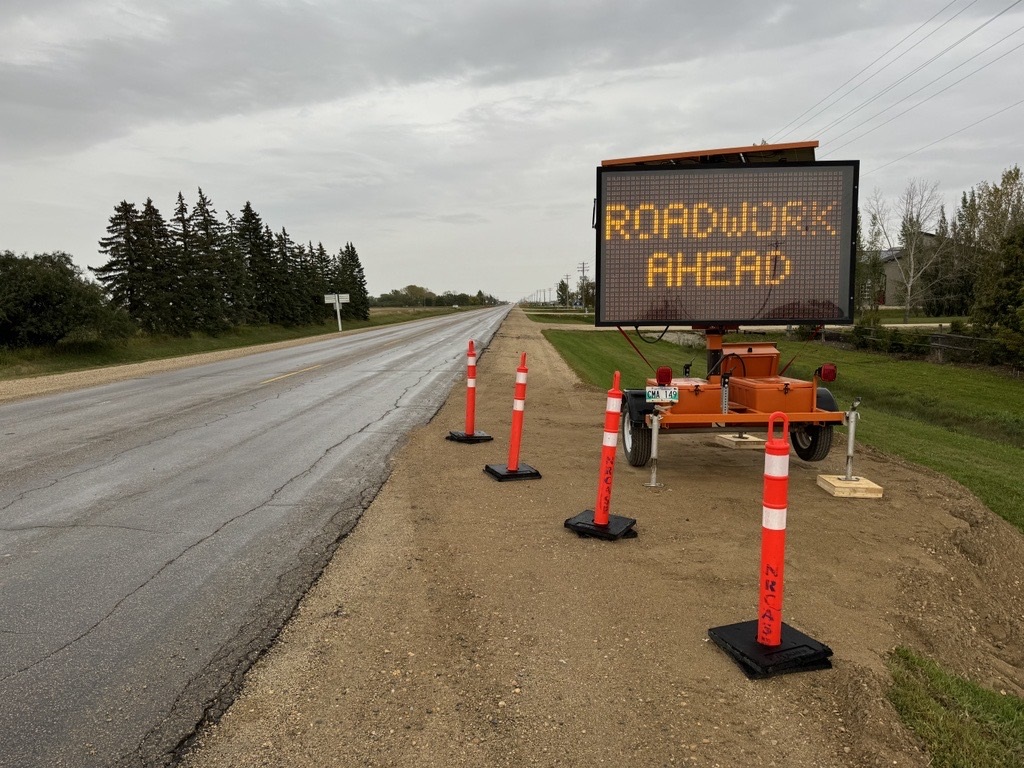 PR 205 construction underway between Highway 75 and Rosenort ...