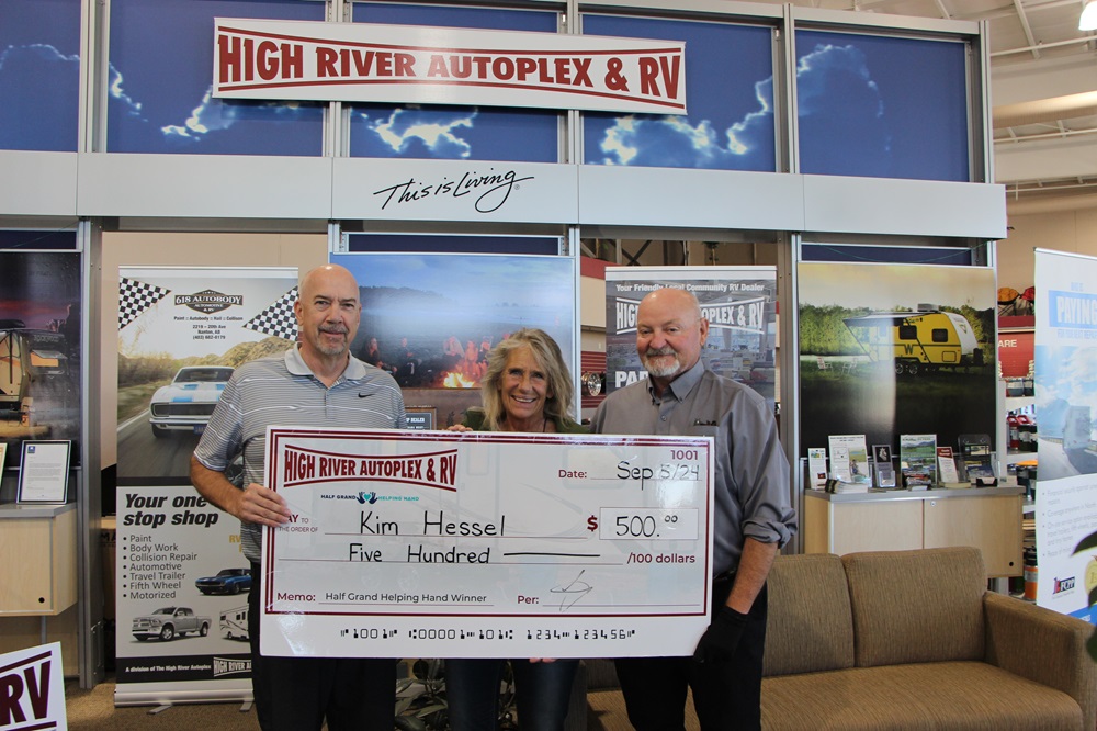 Kim Hessel wins Half Grand Helping Hand - HighRiverOnline.com - Local ...