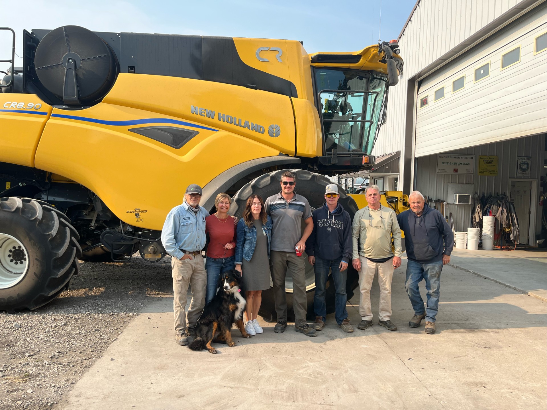 Harvest looking good for Sissons Farm, would like to see rain ...