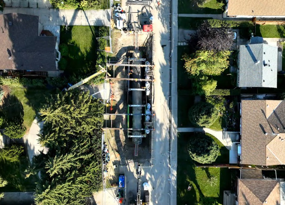 Calgary's water feeder main construction: What key milestone was ...