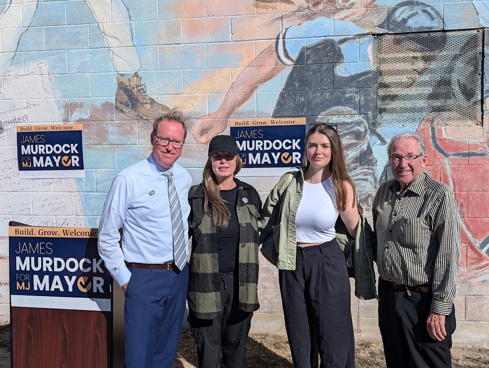 James Murdock formally launches mayoral campaign at Ross Wells Park ...