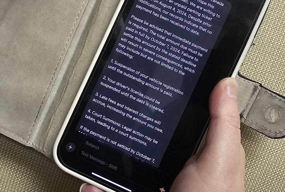 Beware Airdrie: Texts claiming to be from the 'Ministry of ...