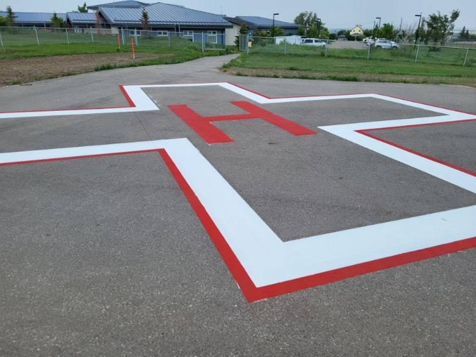 Kerrobert’s new helipad ready for community walkthrough ...