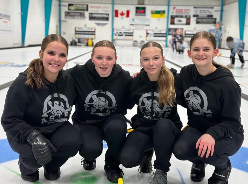 Team Semeniuk goes undefeated to win first U18 CurlSask Junior Tour ...