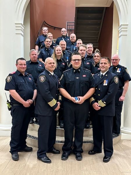 Sylvan Lake Fire Fighter receives special award at council meeting ...